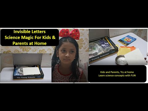 Science Project for Kids _ Invisible Letters with Invisible Ink _ Learn ...