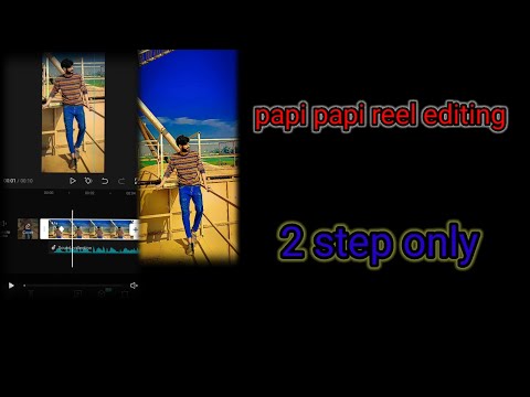 Trand Pappie pappie Reel editing kaise banaye | Instagram trending reels ||
