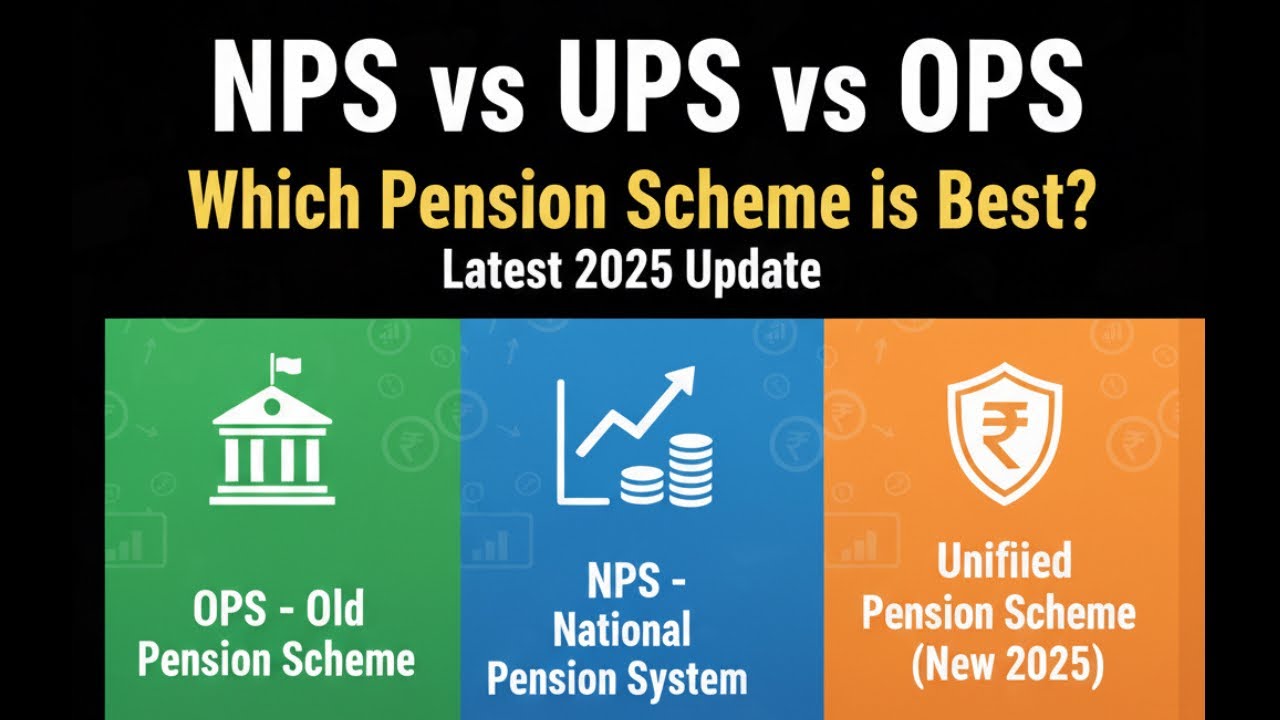 🔥 NPS vs UPS vs OPS – Full Comparison 2025 | Which Pension Scheme Is ...