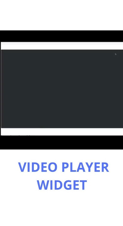 FLUTTERFLOW VIDEO PLAYER WIDGET #flutterflow #videotutorial #shorts #videoplayer - YouTube