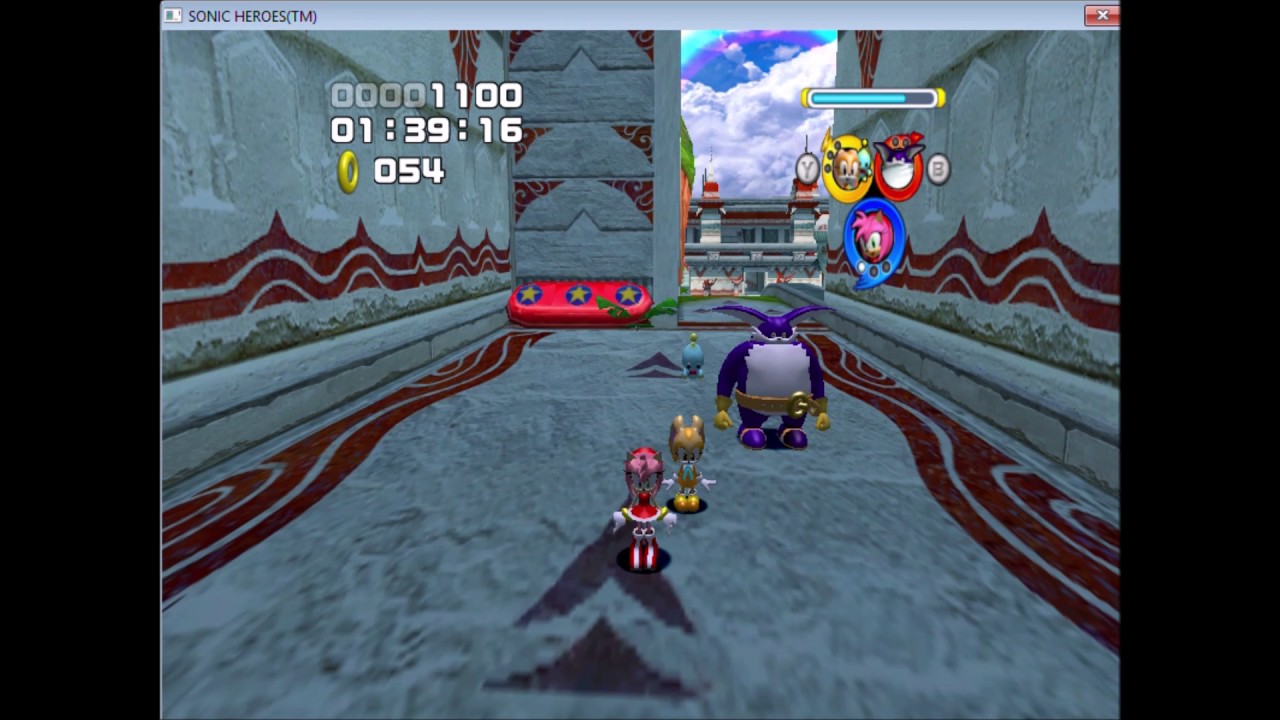 Sonic Heroes: Team Rose performing the Triangle Jump and Lightspeed ...