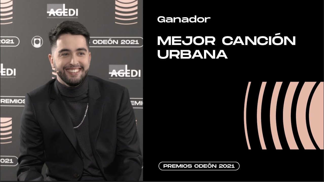 CHEMA RIVAS | Mejor Canción Urbana | PREMIOS ODEÓN 2021 - YouTube