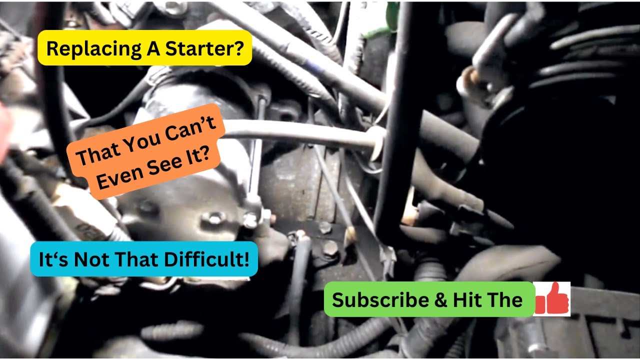How To Replace A Starter Toyota / Lexus - YouTube