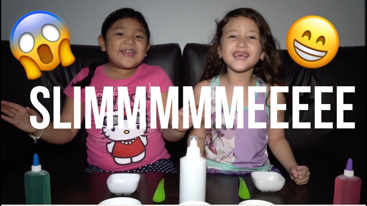 LYNELLE AND BELLA MAKE SLIME! - YouTube