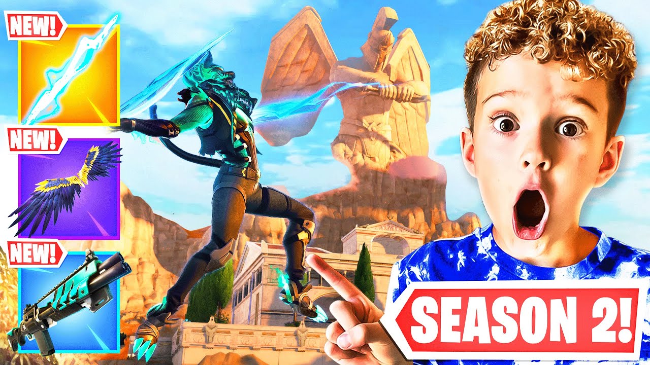 USING *NEW* GOD MYTHICS to WIN in FORTNITE SEASON 2 - YouTube