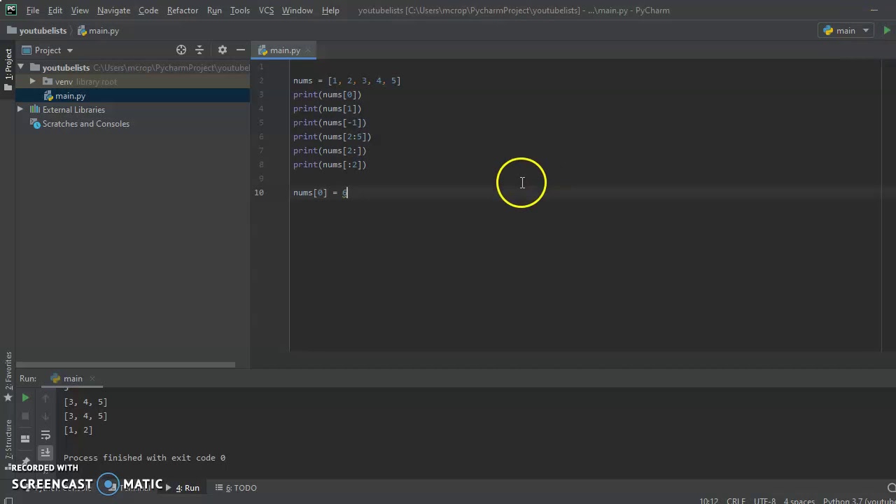 Python: lists and tuples - YouTube