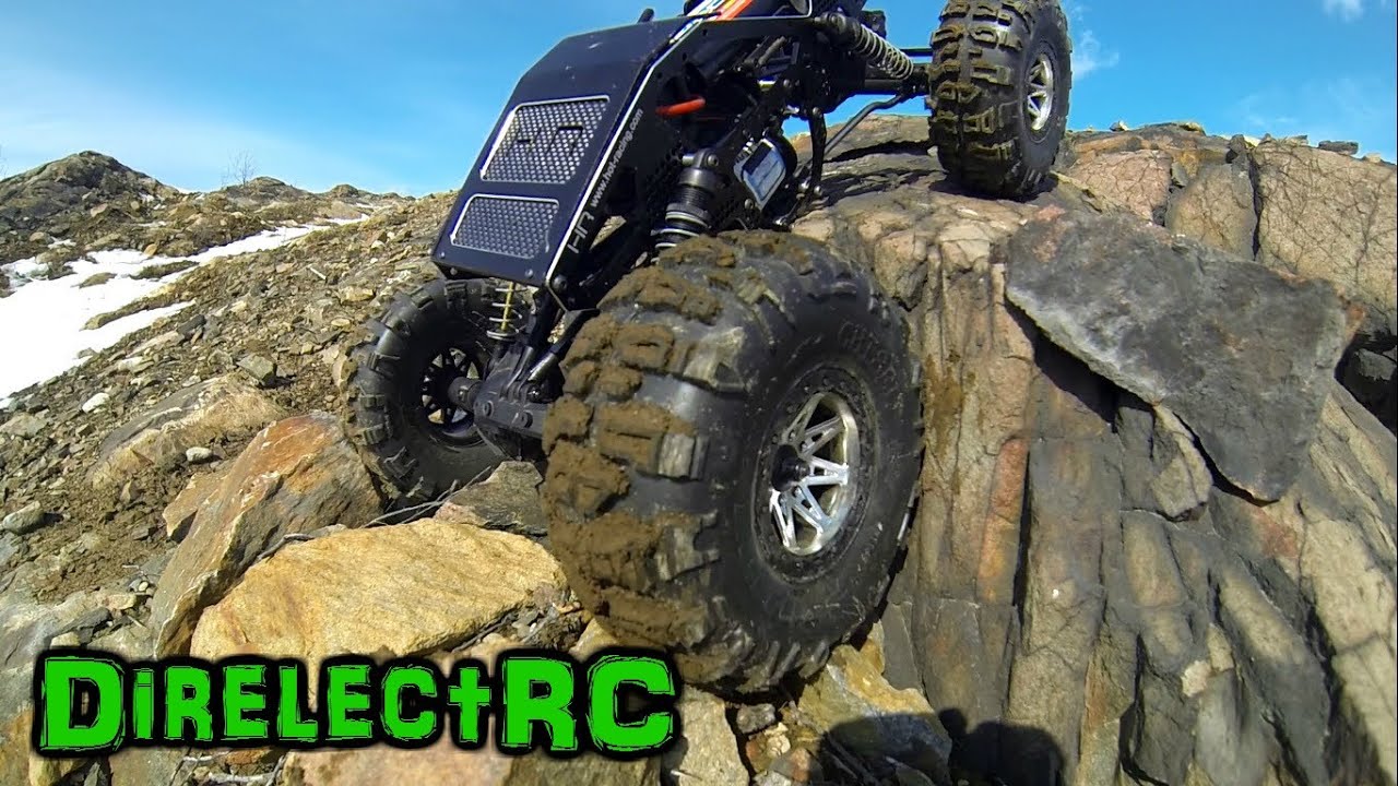 RC Axial AX10 Ridgecrest rock crawl proline tires - DirelectRC - YouTube