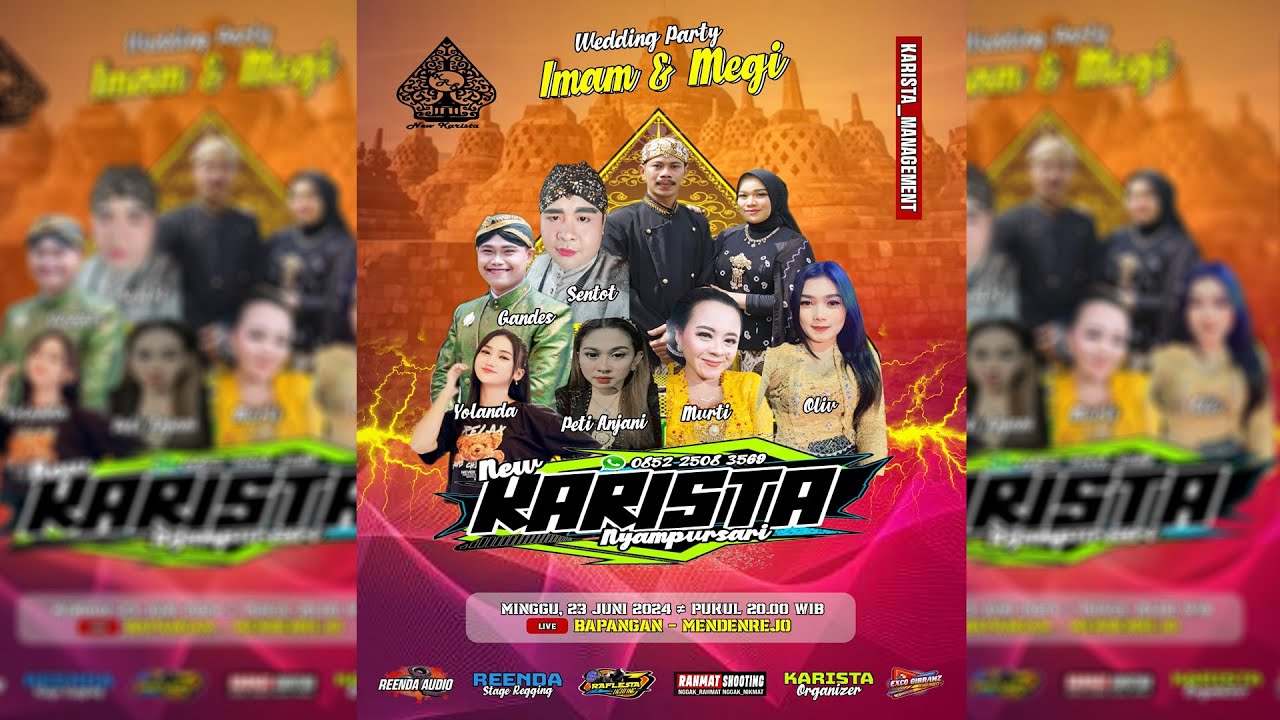 🔴LIVE STREAM CS.NEW KARISTA - PERNIKAHAN IMAM & MEGI - RMH.Bpk.SUBAKRI ...