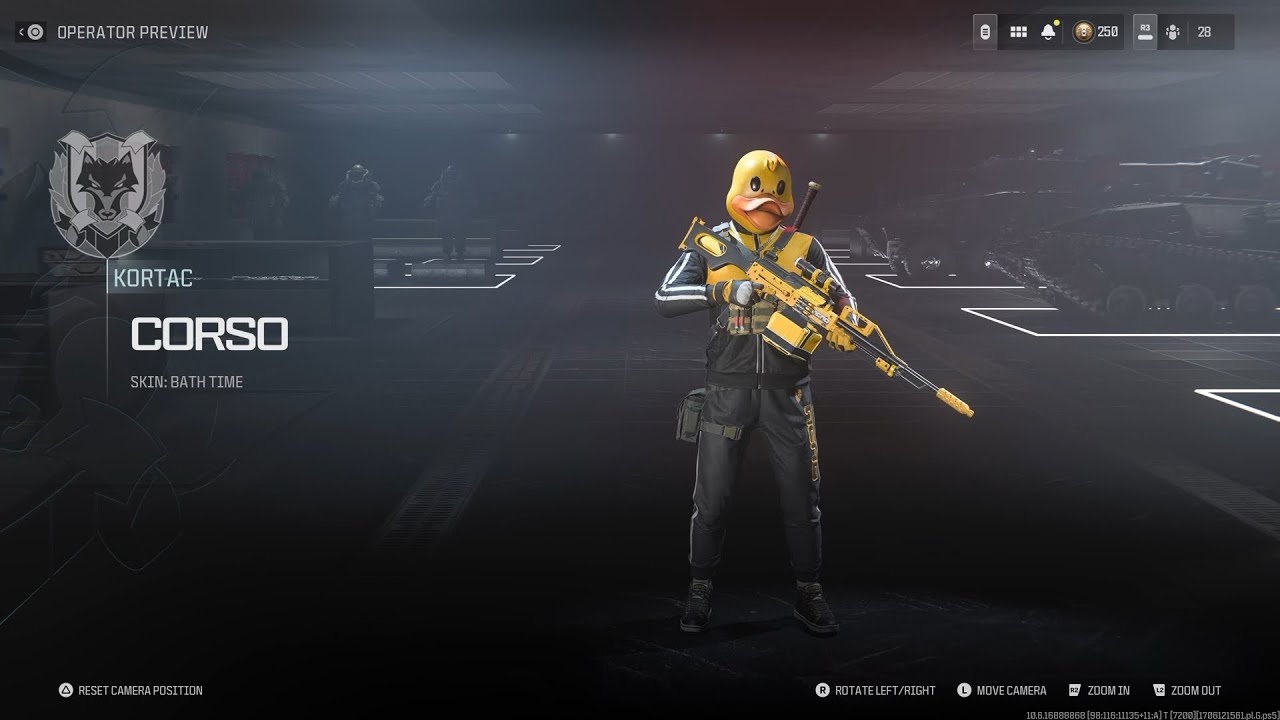 MW3 Wildlife Wanted Rubber Duck Bundle Showcase Operator CORSO Skin ...