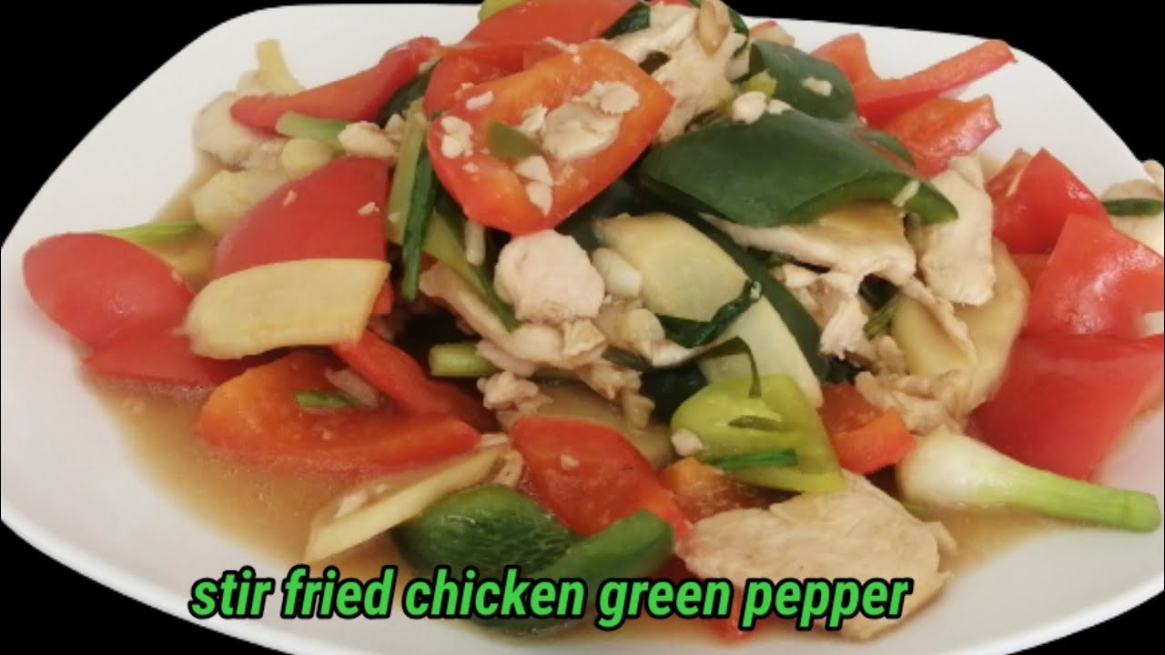 មុខម្ហូបងាយៗ នៅឯណាមាន គឺទីនេះ៕ ឆាសាច់មាន់ជាមួយម្ទេសហាវៃ/Stir fried ...