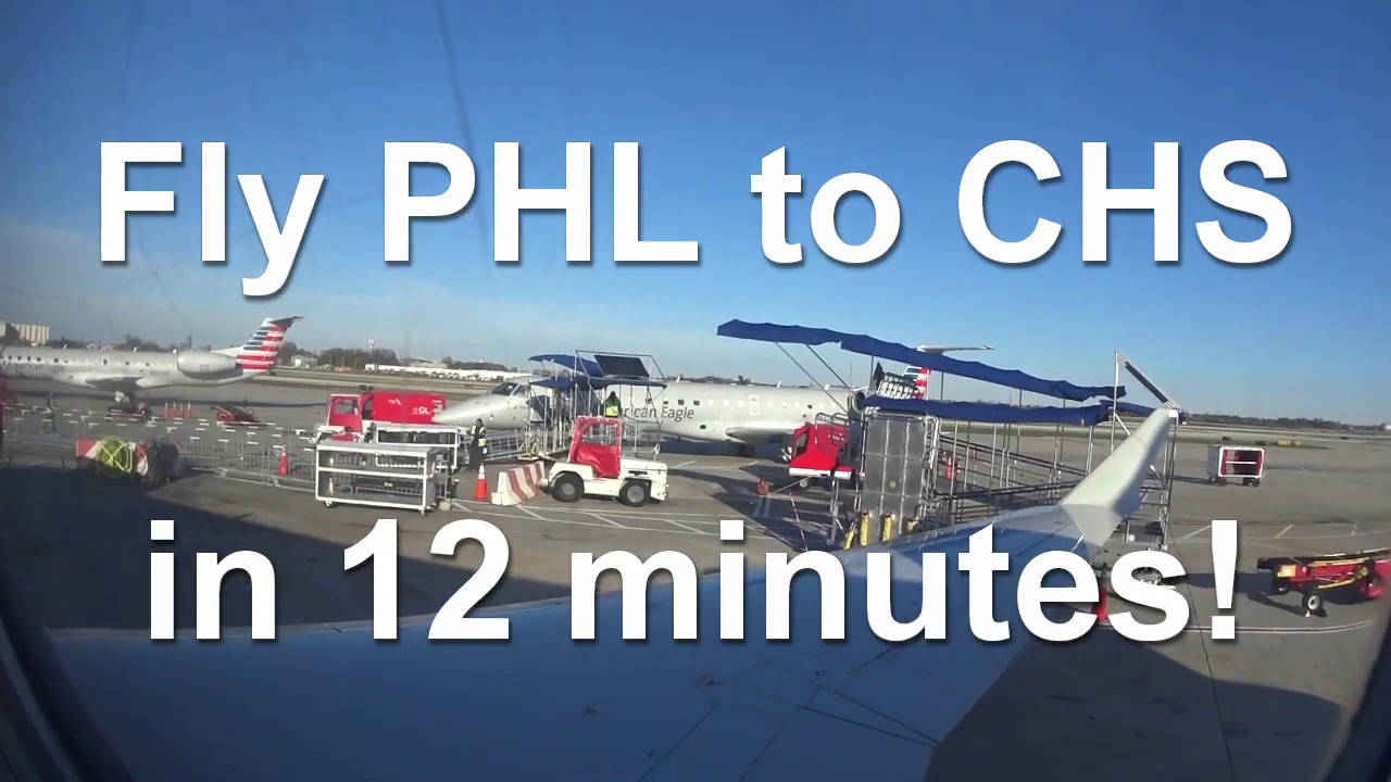 Fast Forward Flight: PHL to CHS in 12 minutes! - YouTube