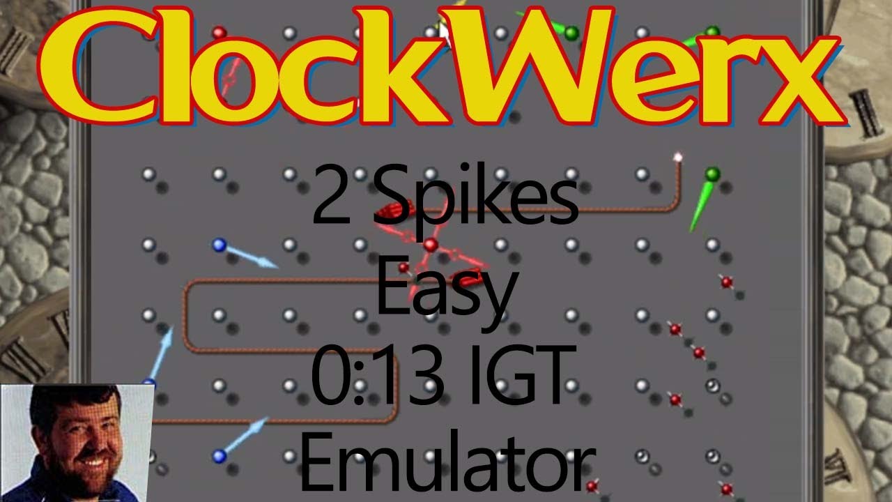 ClockWerx | Emulator | 2 Spikes | Easy | 0:13 IGT - YouTube