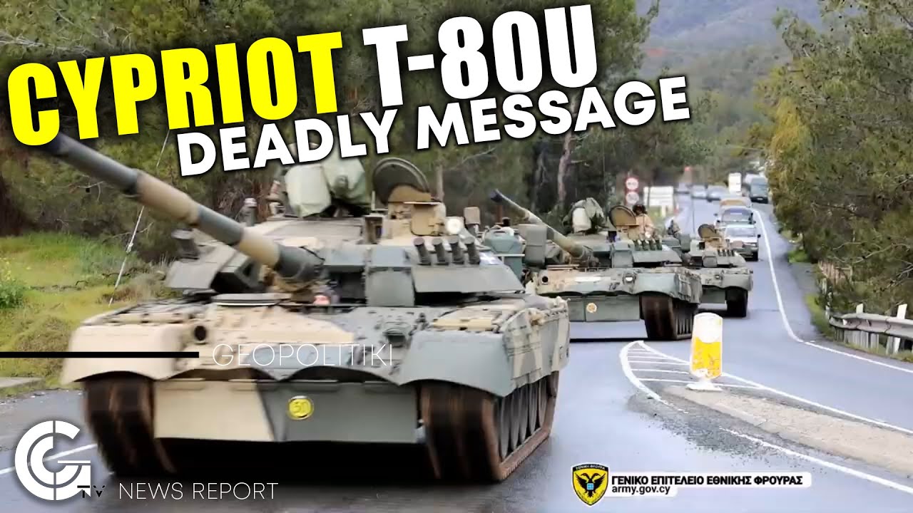 MESSAGE FROM CYPRUS | Cypriot T-80U tank exercises - YouTube