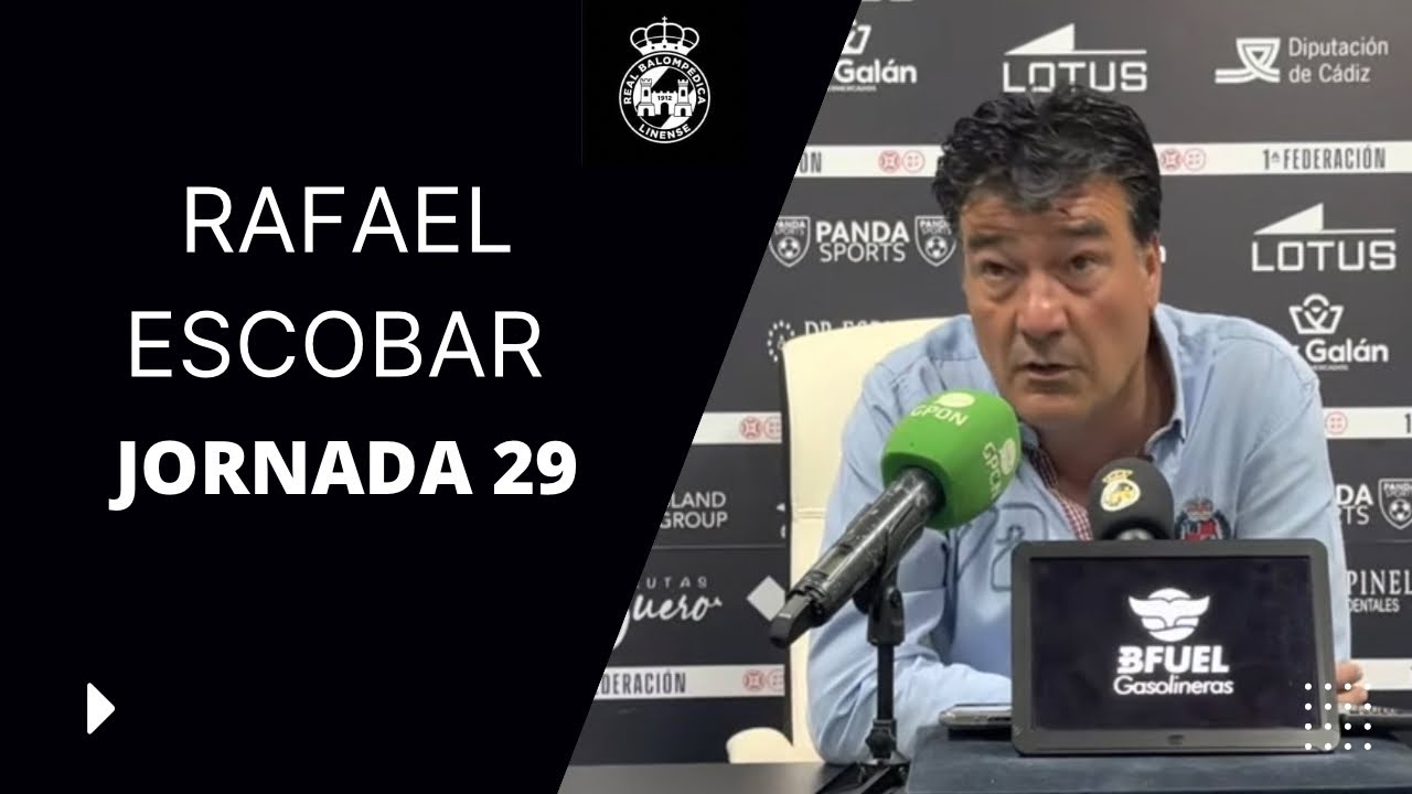 [RUEDA DE PRENSA PREVIA JORNADA 29] Rafael Escobar - YouTube