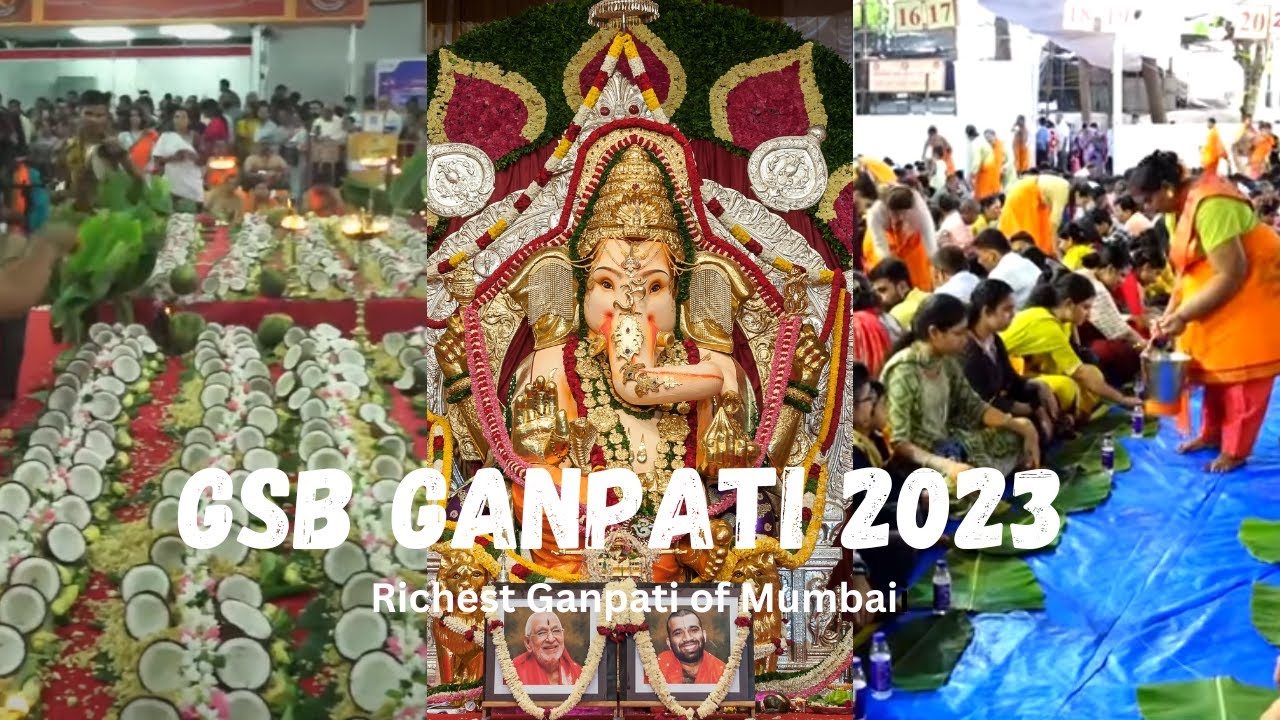 GSB Ganeshotsav 2023 | Richest Ganpati Mandal of Mumbai | GSB Seva ...