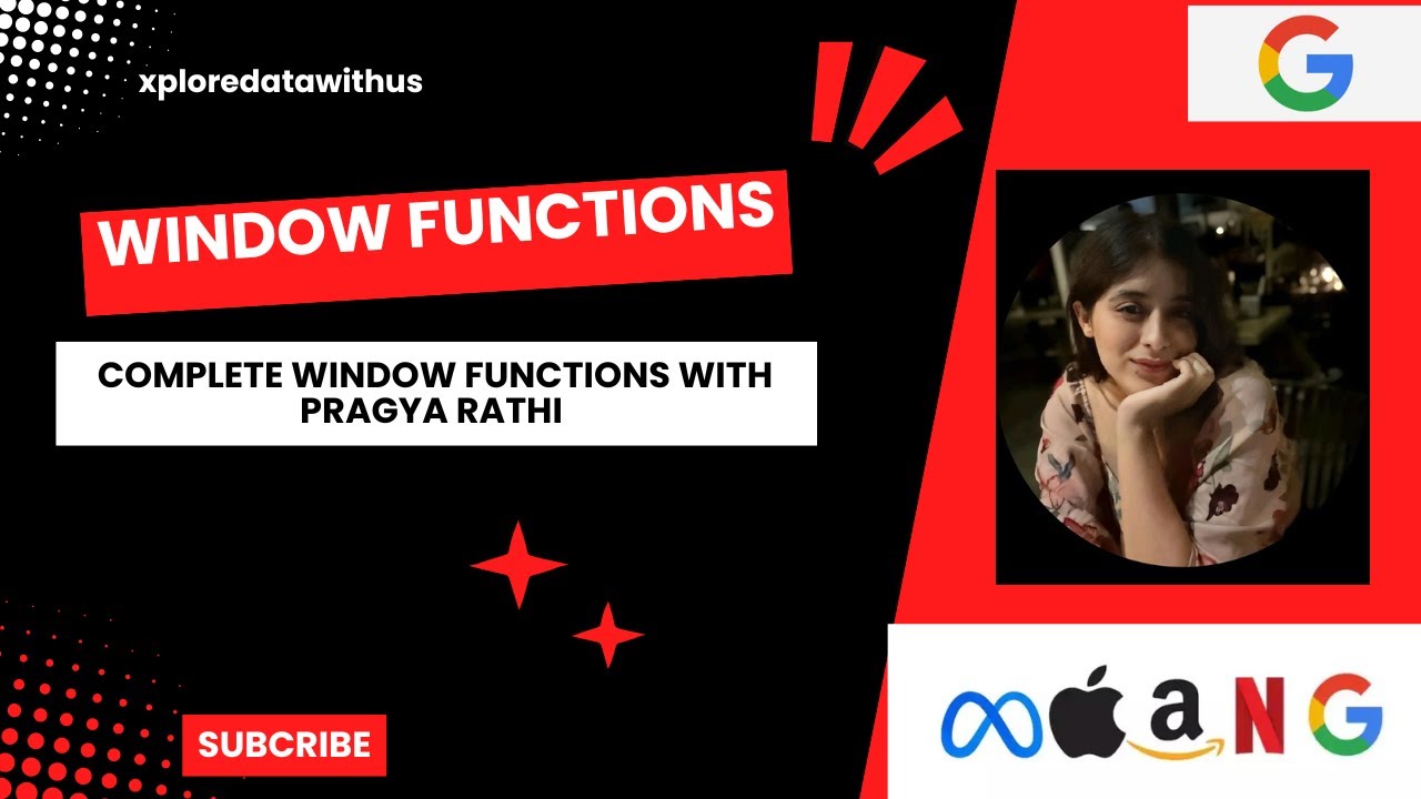 Window Functions in SQL | Most Asked Topic in Data Analytics - YouTube