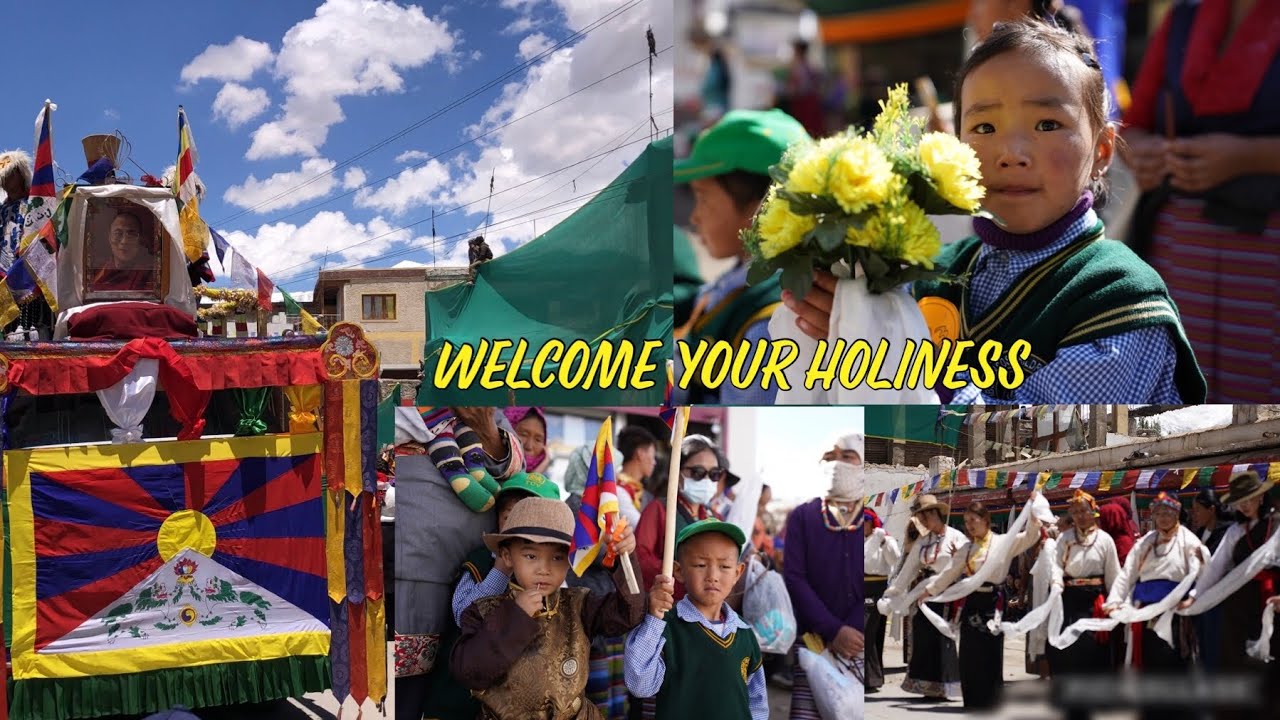 Ladakh acords warm welcome to His Holiness The 14th Dalai Lama | 11/07 ...