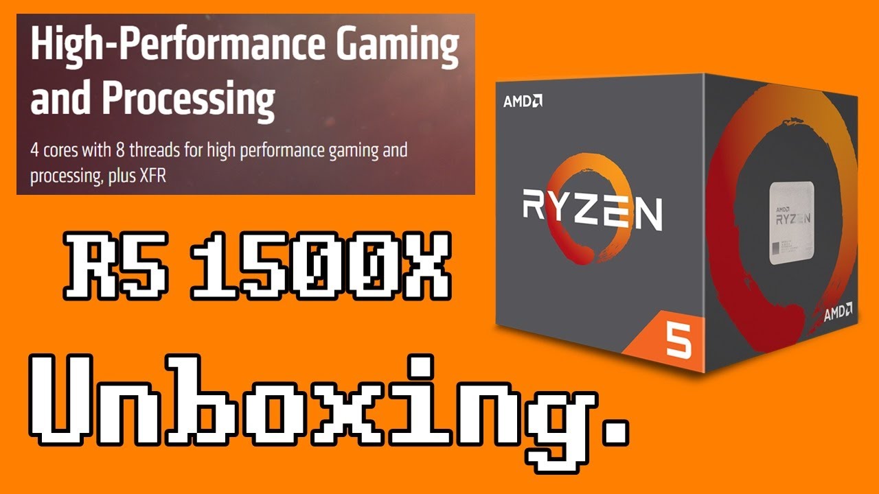 AMD Ryzen5 1500X [Unboxing] - YouTube