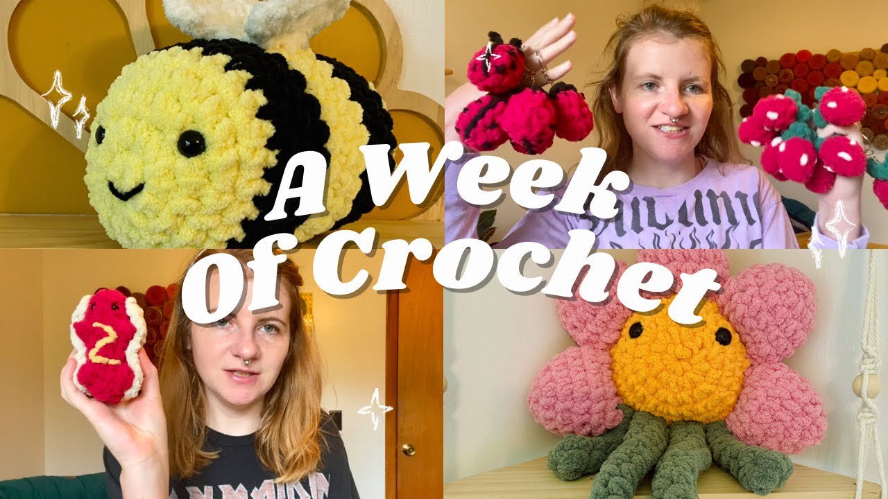 What I Made This Week | Crochet Market Prep | Small Business - YouTube