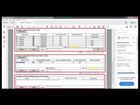 Cara Lapor SPT Tahunan OP 1770S Menggunakan Eform PDF - Terbaru 2022 ...