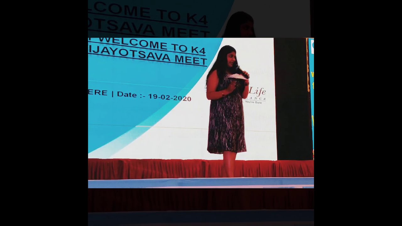 Hosted for SBI LIFE INSURANCE MEET | Best emcee for Corporate by VJ ...