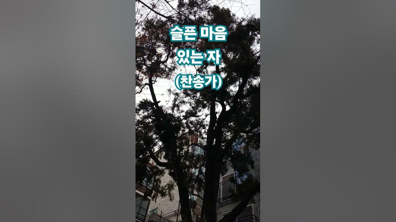 찬송가 슬픈 마음 있는자 Youtube