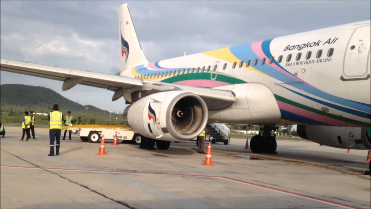 Koh Samui Airport PG Bangkok Airways Staff - YouTube