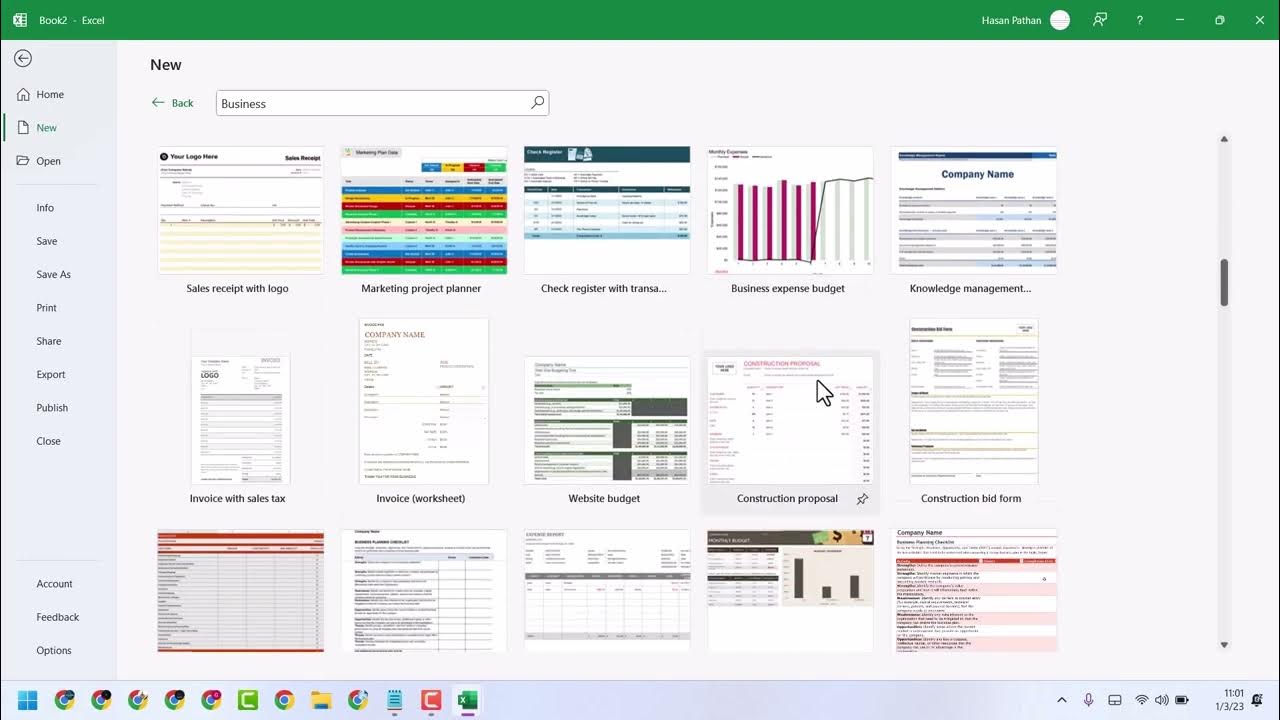 How To Create Workbooks in Excel - YouTube