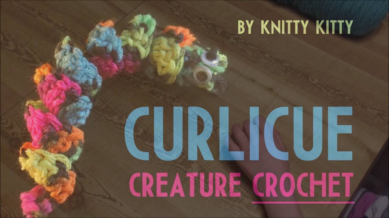 Curlicue crochet tutorial - YouTube