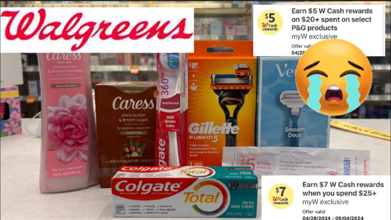 Spend $20 On PG get $5 WC - Walgreens Deals 4/28 - 5/04 - YouTube