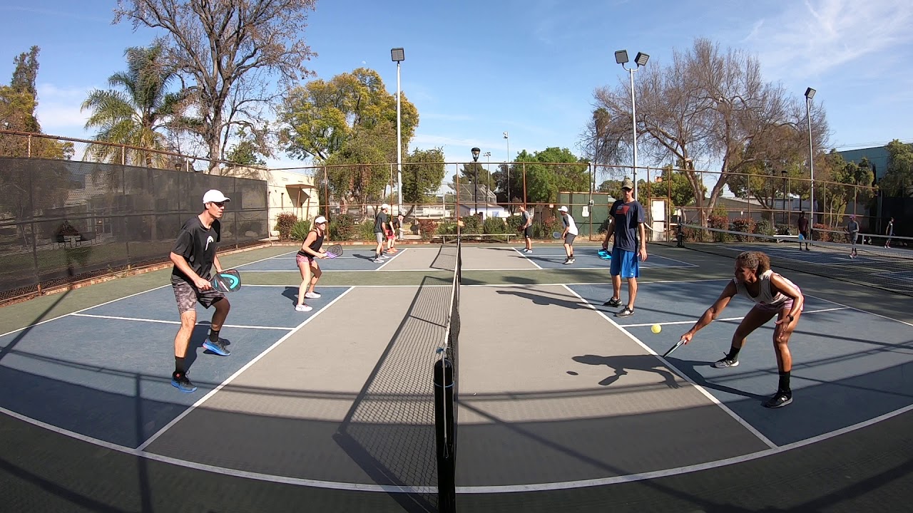 Crazy High level Pickleball 5.0+ Jessie Irvine Jeff Warnick Michelle ...