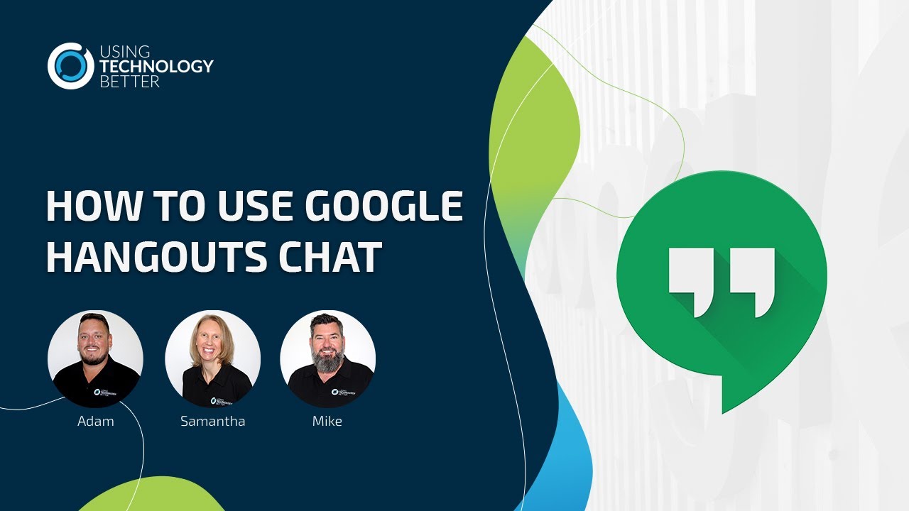 How to use Google Hangouts Chat - YouTube