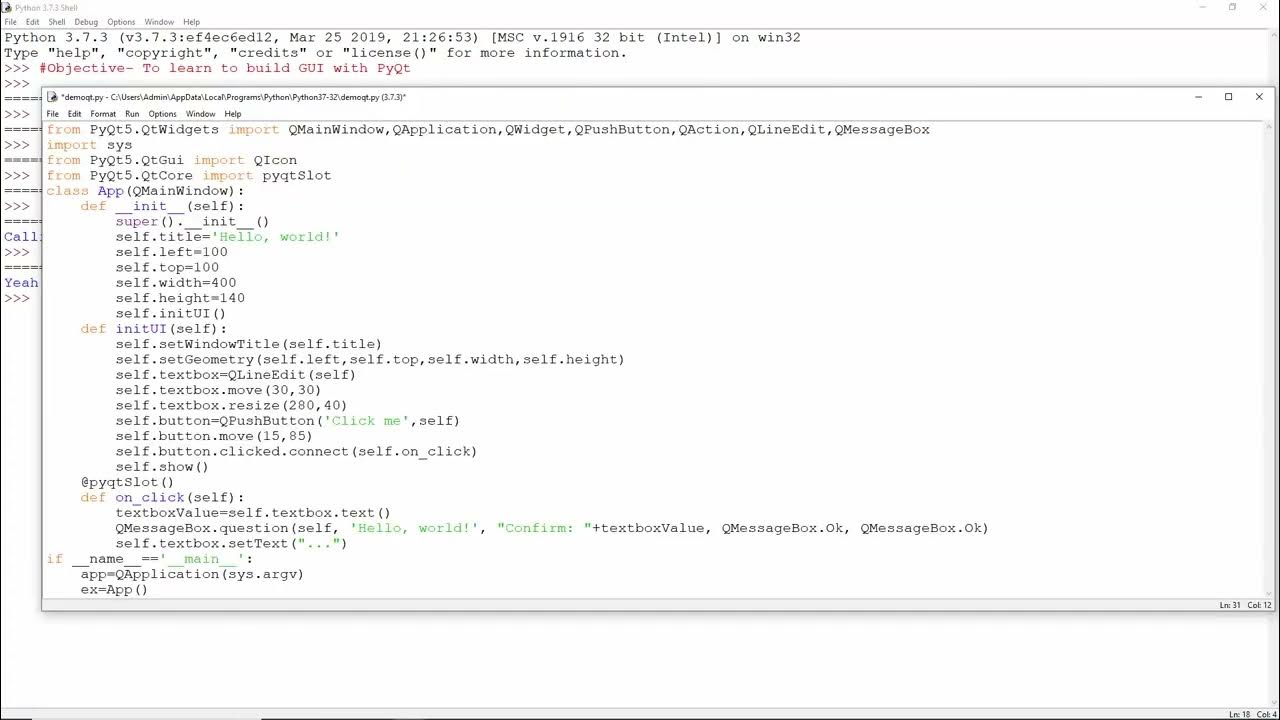 Python PyQT Practice for Beginners - YouTube