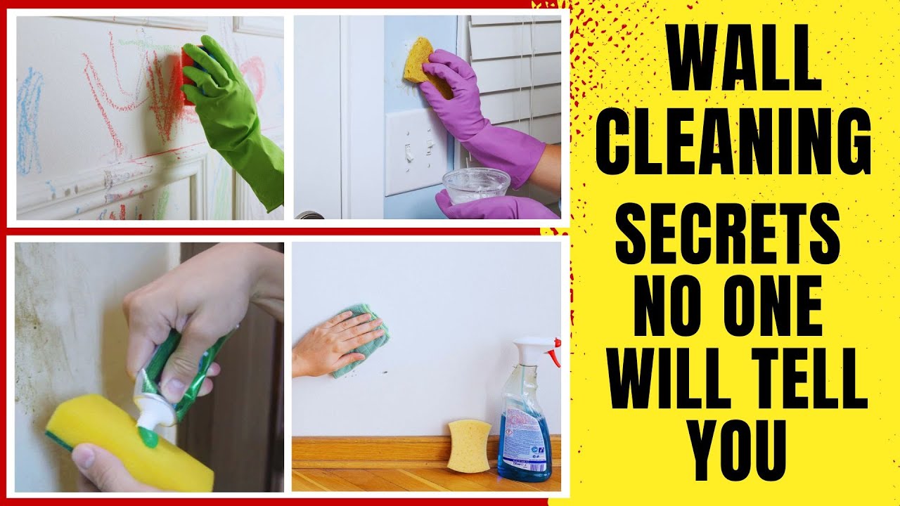 How to Remove Stains From Walls Without Repainting - YouTube