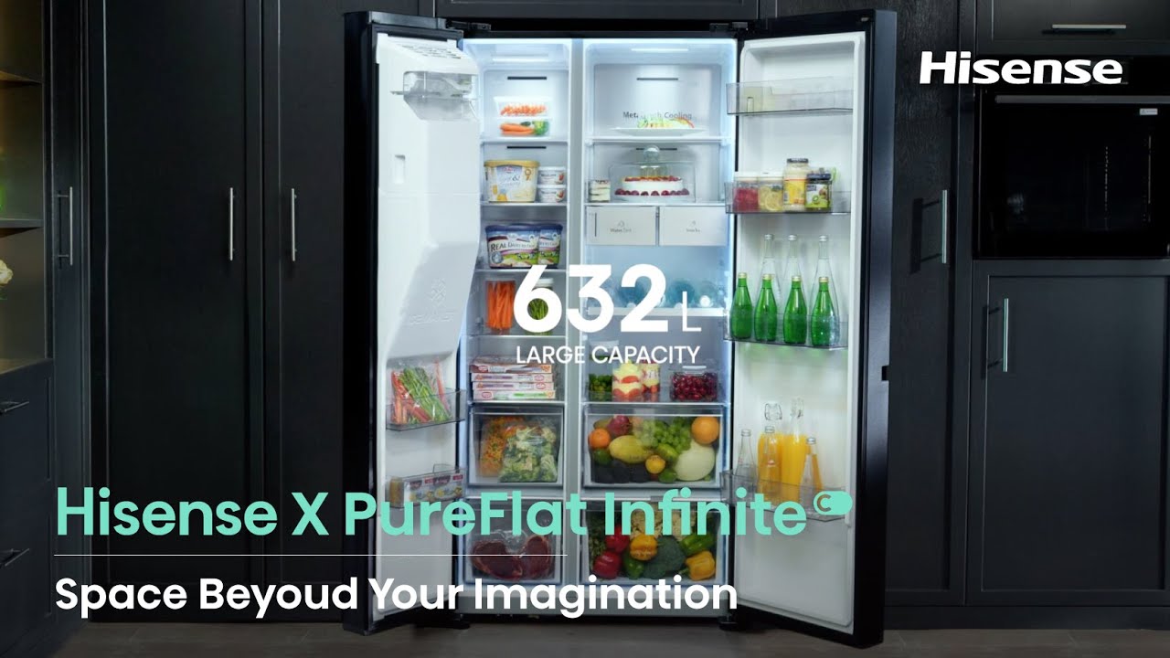 Hisense X PureFlat Infinite Refrigerator：Space Beyoud Your Imagination ...