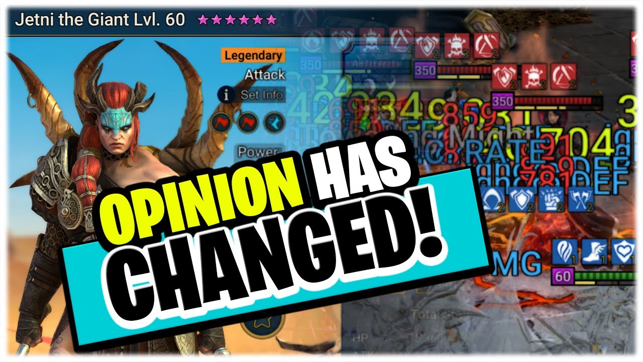 Well now WE KNOW if Jetni is GOOD or NOT... | RAID Shadow Legends - YouTube