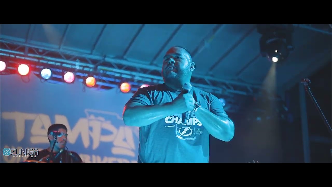 Joe Zuniga, Mr. Tampa performs at the 2021 Tampa United Bikerz Jamboree ...