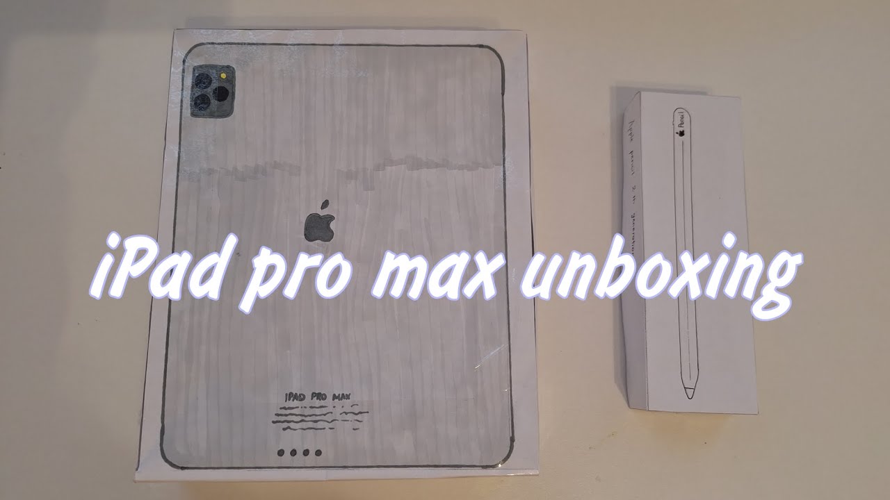 iPad pro max unboxing+asmr🤍 - YouTube