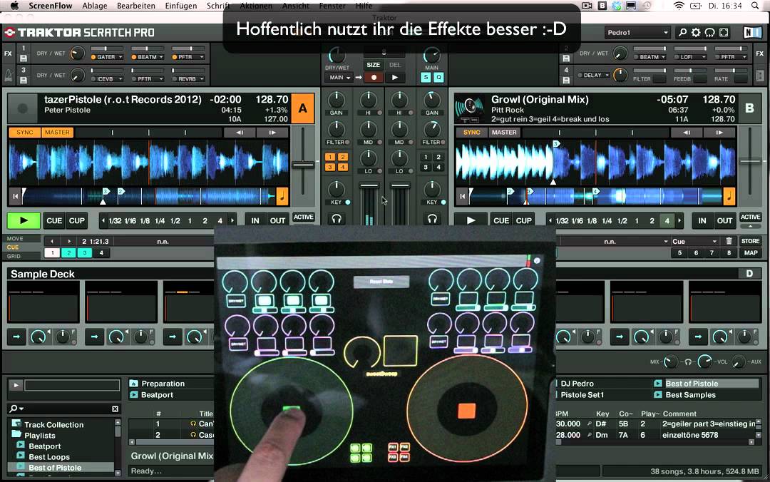 Traktor TouchOSC Jogwheel FX Tutorial - YouTube