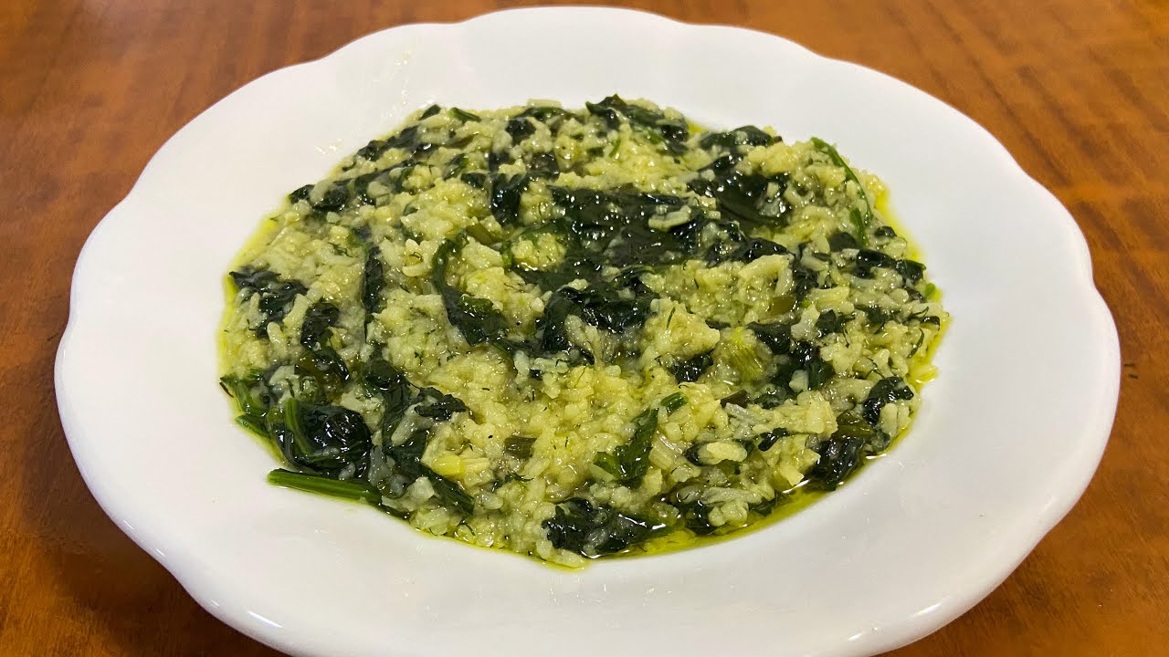 Burani me spinaq | Receta e vecante e mamase time | Spinach and rice ...
