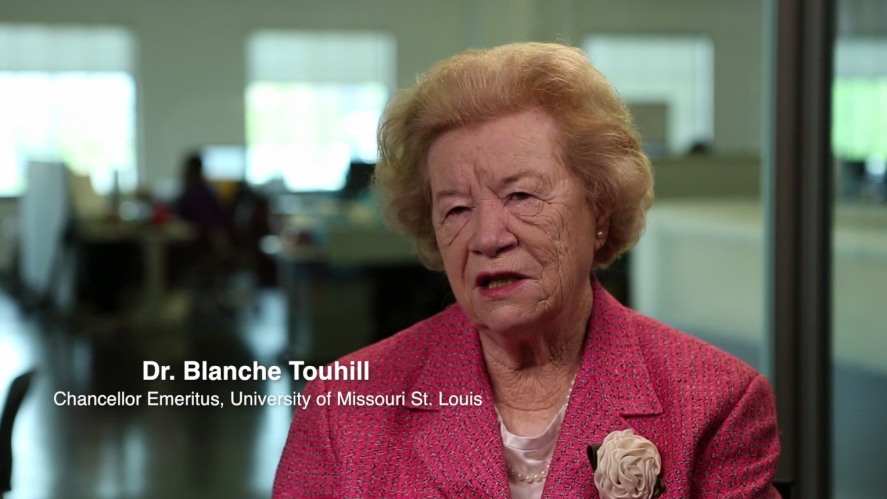 Dr. Blanche Touhill on CET inspiring Cortex - YouTube