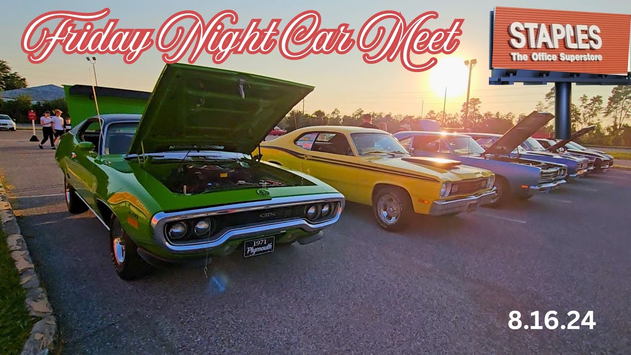 Friday Night Car Meet 8 16 24 - YouTube
