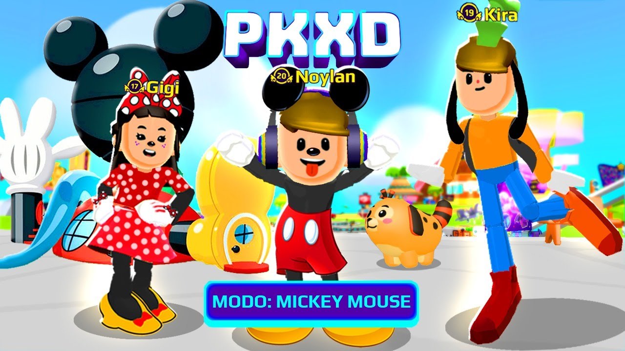 COMO JOGAR NO MODO MICKEY MOUSE NO PK XD - YouTube