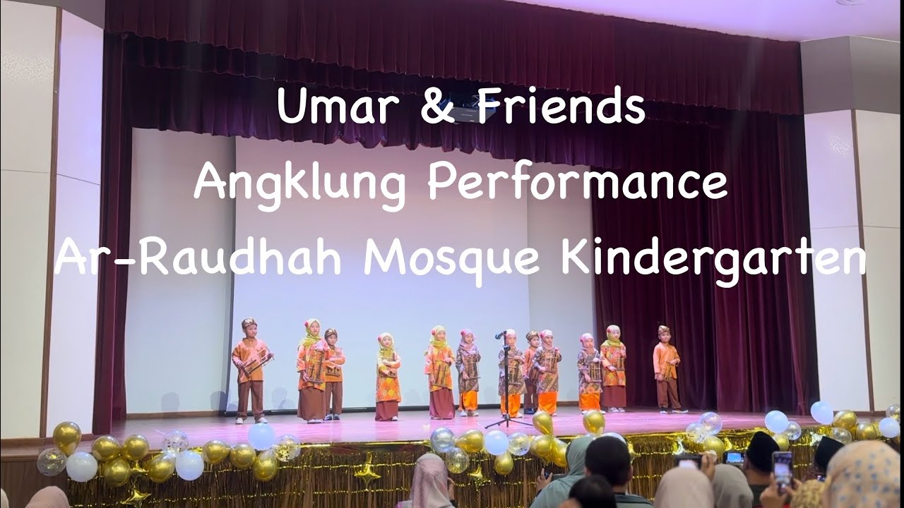 Umar Graduation Performance from Ar-Raudhah Mosque Kindergarten 2024 ...