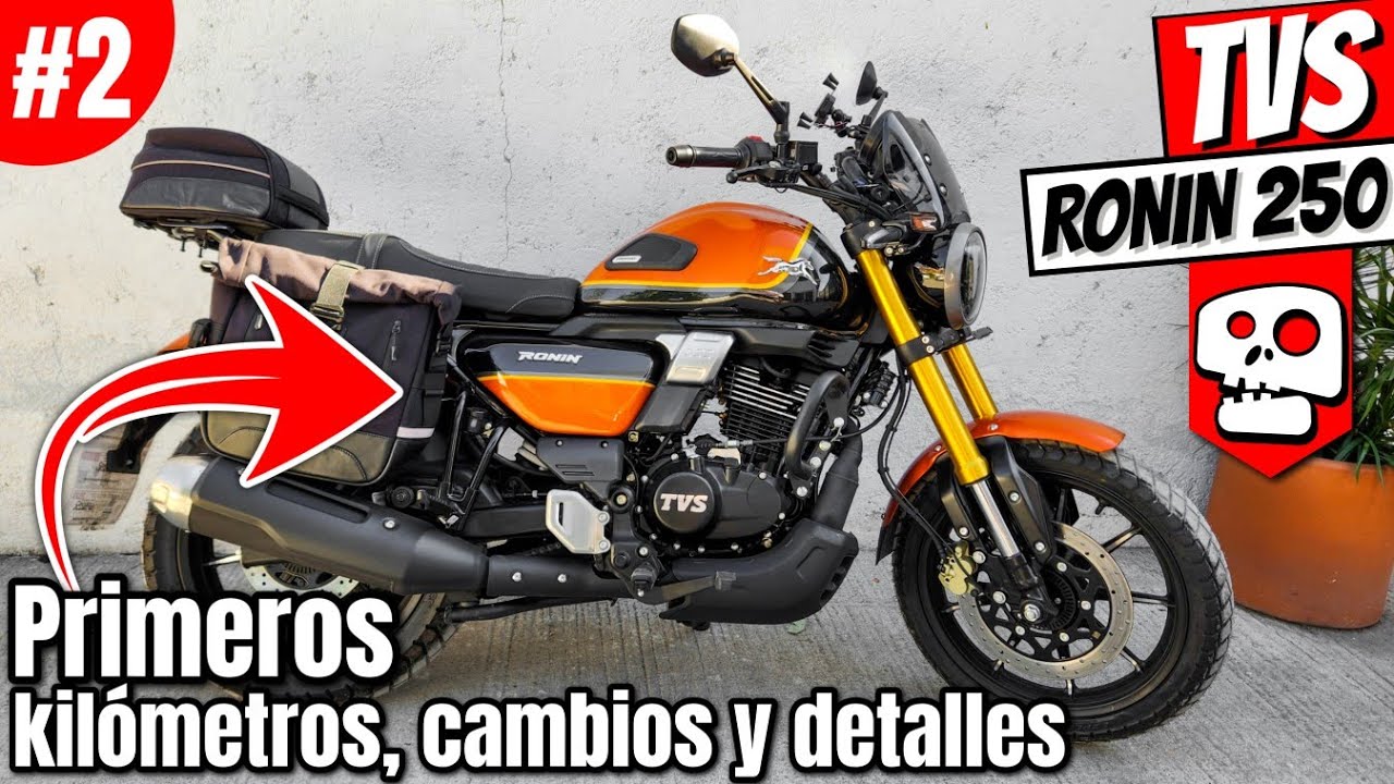 TVS Ronin 250 #2 Primeros kilómetros, cambios y detalles | Alets Go ...