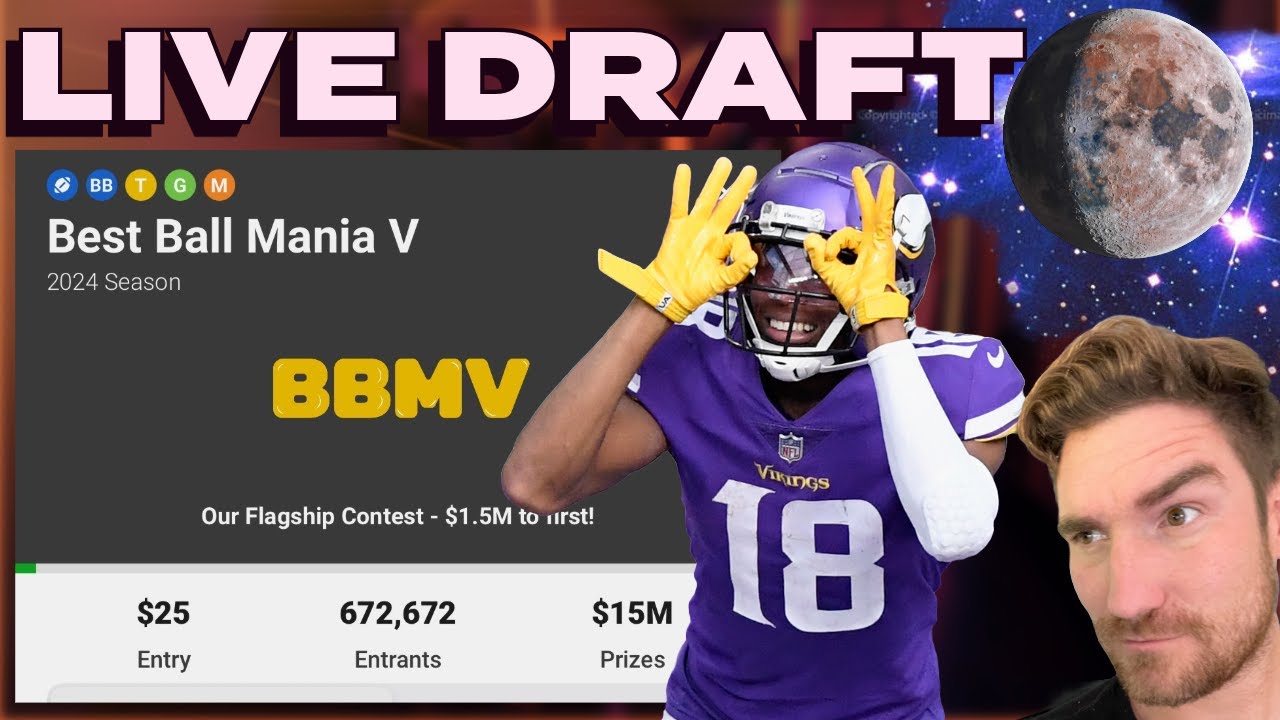 LATE NIGHT BBM5 DRAFT (43 days until kickoff!) - YouTube