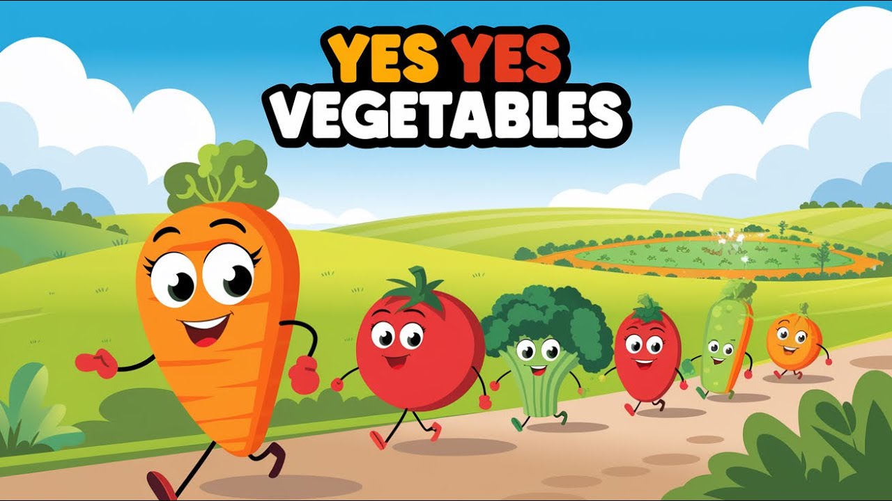 Yes Yes Vegetables Song | Fun & Educational Kids Song | Learn About ...