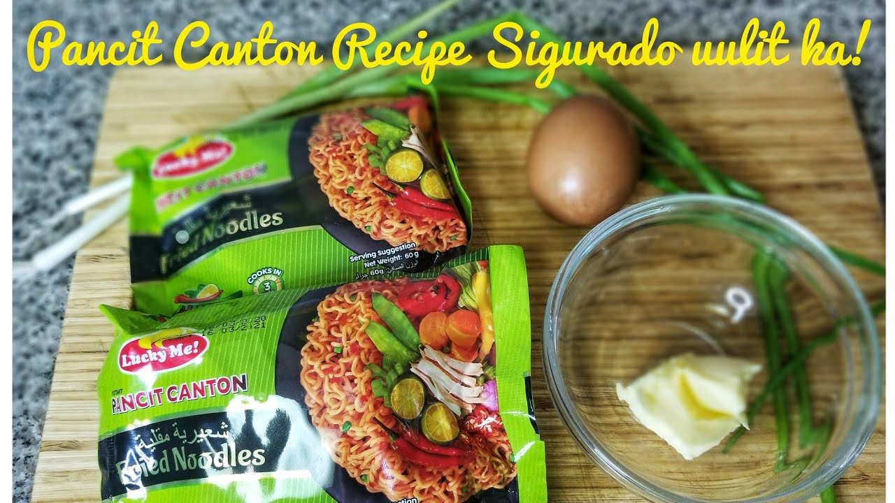 Lucky Me Pancit Canton Tasty Recipe #LuckyMePancitCanton - YouTube