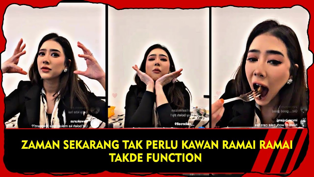Zaman Sekarang Tak Perlu Kawan Ramai Ramai. Takde Function | FATIN ...