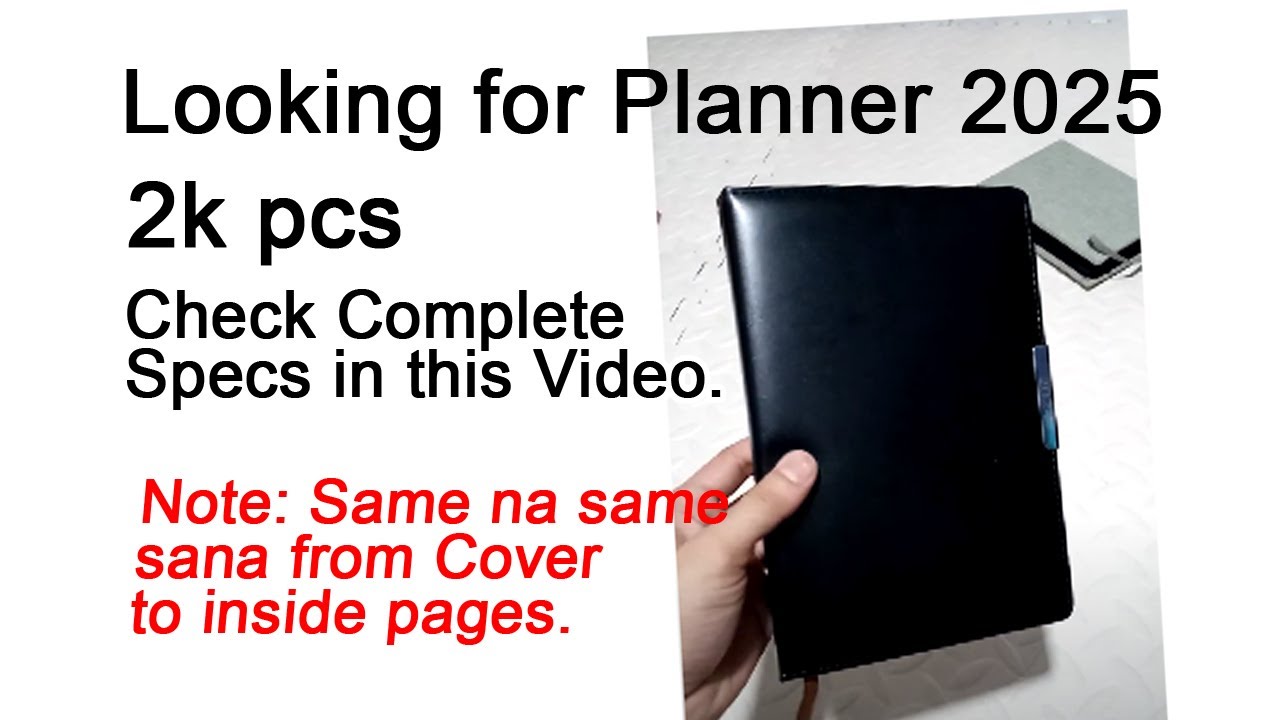 Complete Specs of Planner 2025 - 2K Pcs - YouTube
